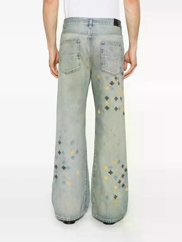 Amiri Embroidered Ma Jeans