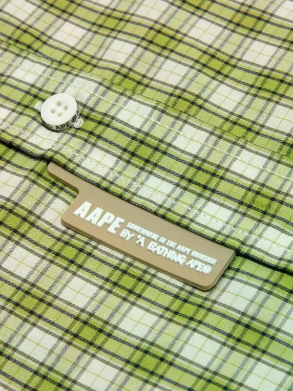 AAPE BY *A BATHING APE® Plaid Shirt