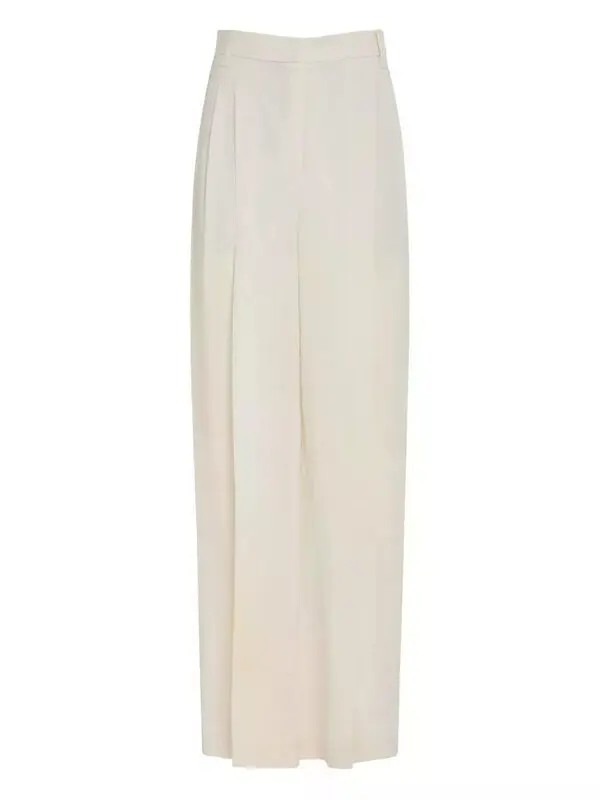 Brunello Cucinelli Linen Wide-leg Trousers