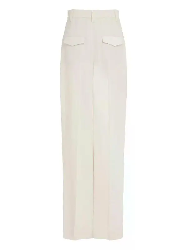 Brunello Cucinelli Linen Wide-leg Trousers