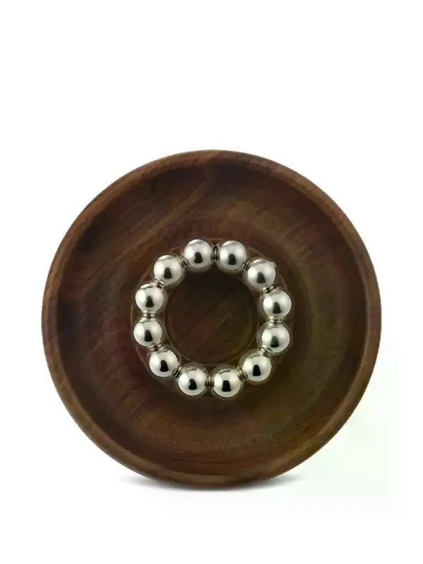 Christofle Perles Bead-detail Candle Holder