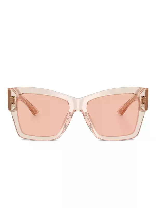 Dolce & Gabbana Printed-arms Sunglasses - Pink