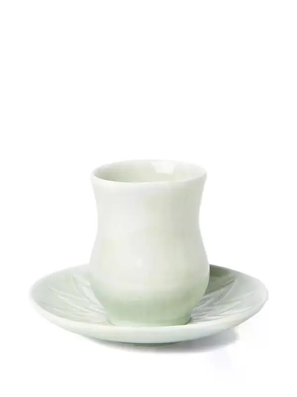 Paula Canovas Del Vas Floral-engraved Tea Cup - Green