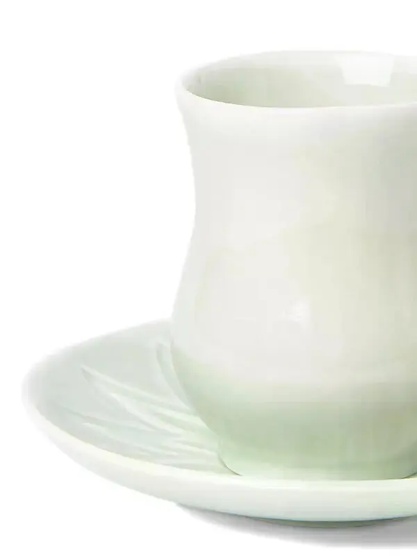 Paula Canovas Del Vas Floral-engraved Tea Cup - Green