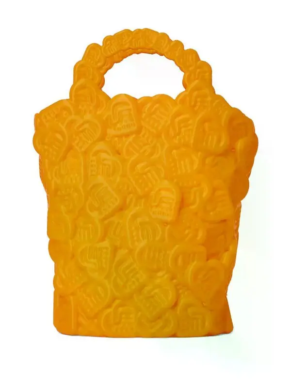 ESTER MANAS Heart-embossed Bucket Bag