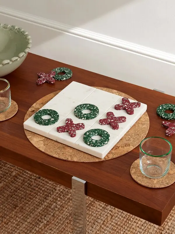 THE CONRAN SHOP Pietra Stone And Marble Naughts And Crosses Set