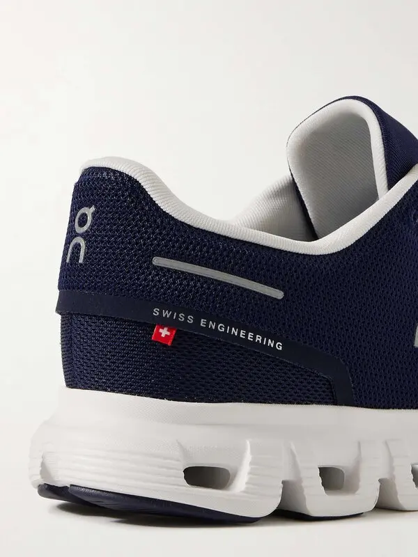 On Cloud 6 Rubber-trimmed Mesh Sneakers