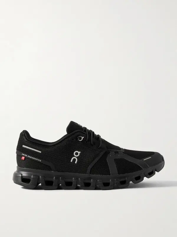 On Cloud 6 Rubber-trimmed Mesh Sneakers