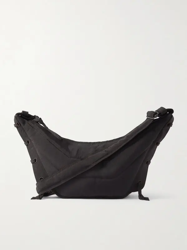 LEMAIRE Soft Game Small Messenger Bag - Black