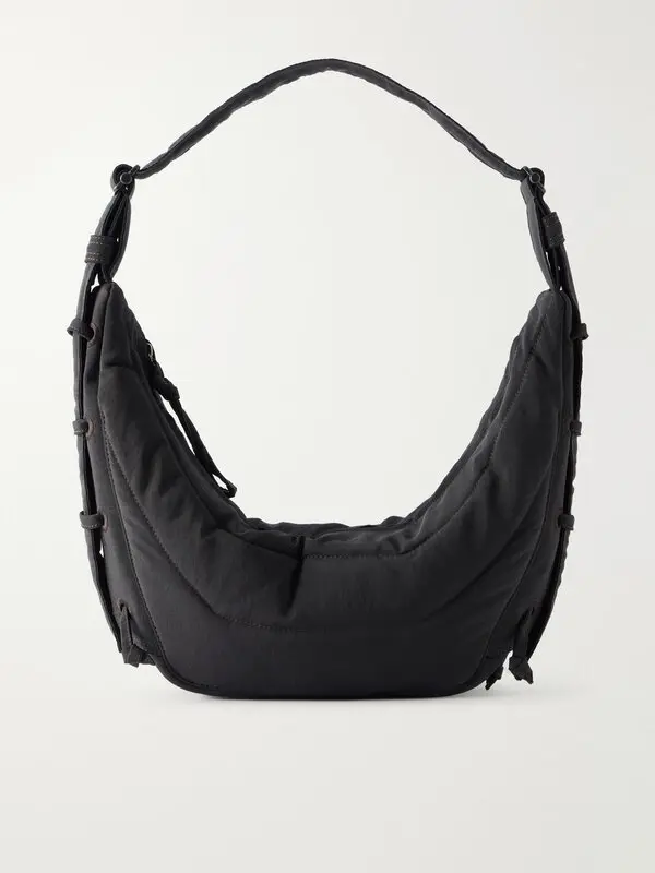 LEMAIRE Soft Game Small Messenger Bag - Black