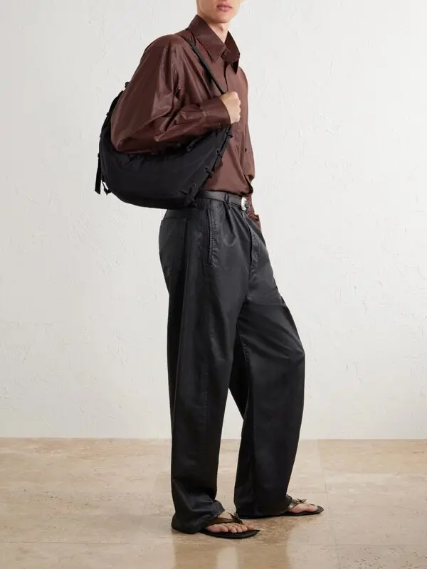 LEMAIRE Soft Game Small Messenger Bag - Black