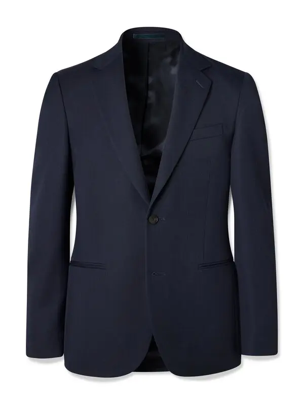 Mr P. Twill Suit Jacket - Blue