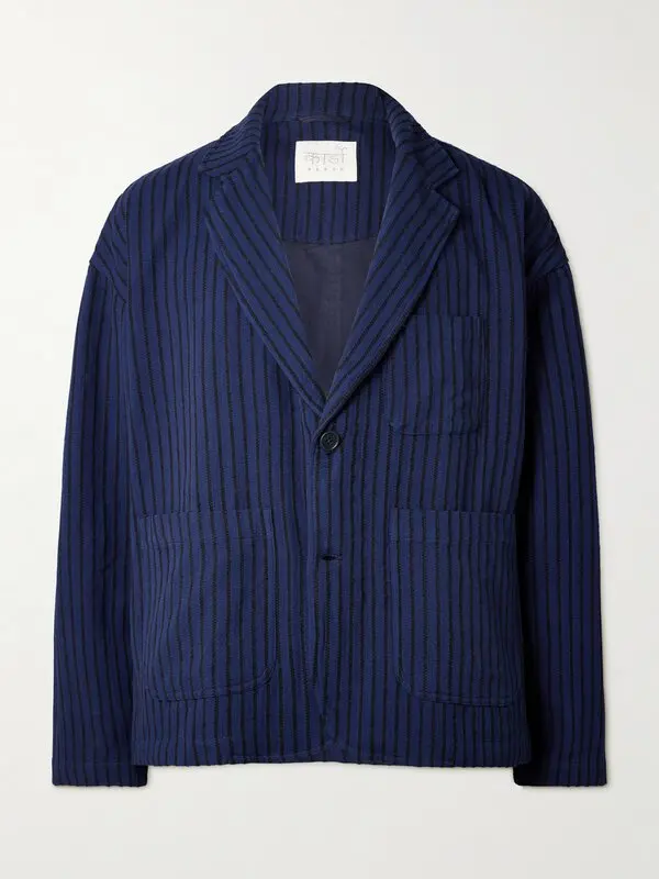 KARDO Hugh 2.0 Striped Cotton Suit Jacket
