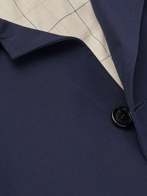 Dunhill Twill Shirt Jacket - Navy