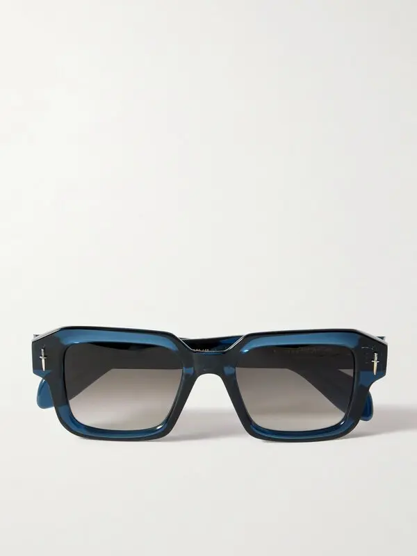 CUTLER AND GROSS The Great Frog Square-frame Sunglasses - Blue