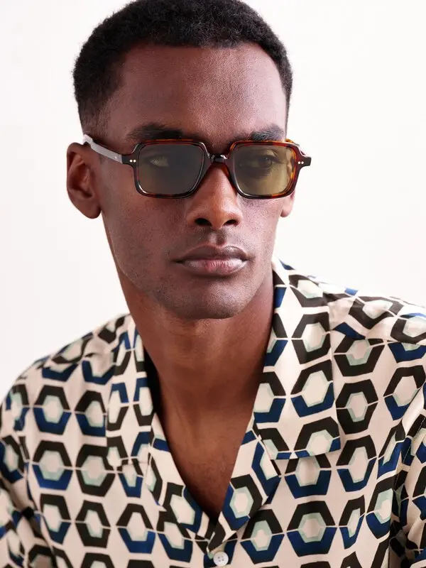 CUTLER AND GROSS Rectangle-frame Sunglasses