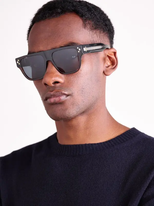 Dior Cddiamond S6i Havana Square Acetate Sunglasses - Tortoiseshell