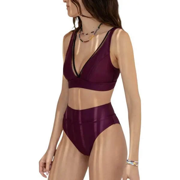 BILIBLOND Vivi Bikini Top - Purple Plum