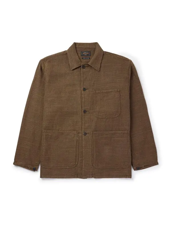 BEAMS Mil Linen And Cotton-blend Chore Jacket