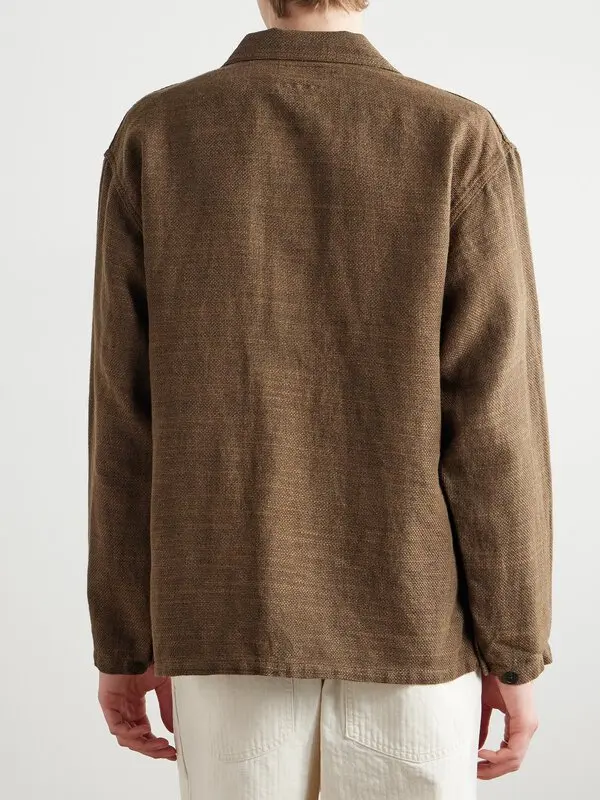 BEAMS Mil Linen And Cotton-blend Chore Jacket