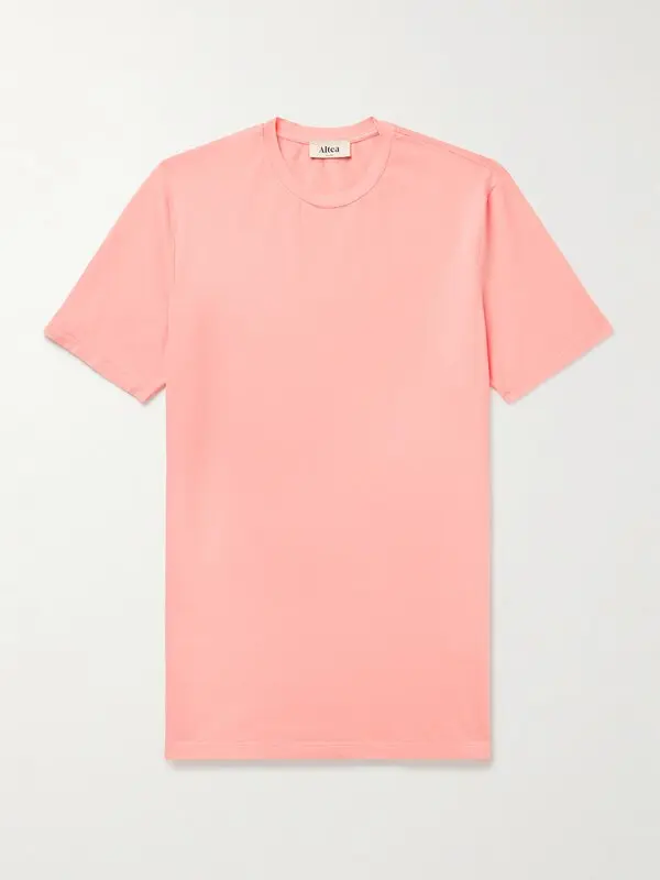 Altea Lewis Slim-fit Stretch-cotton Jersey T-shirt