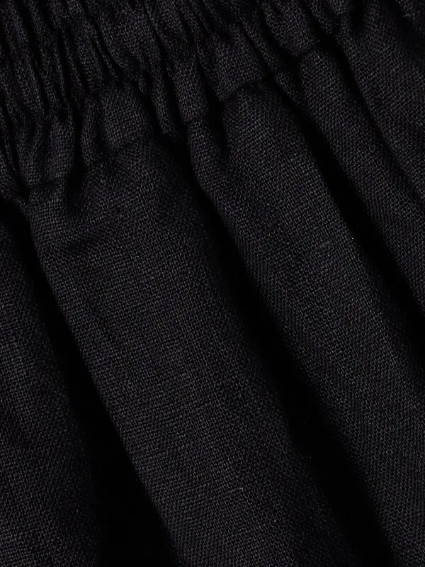 Suzie Kondi Shkip Linen Shorts - Black