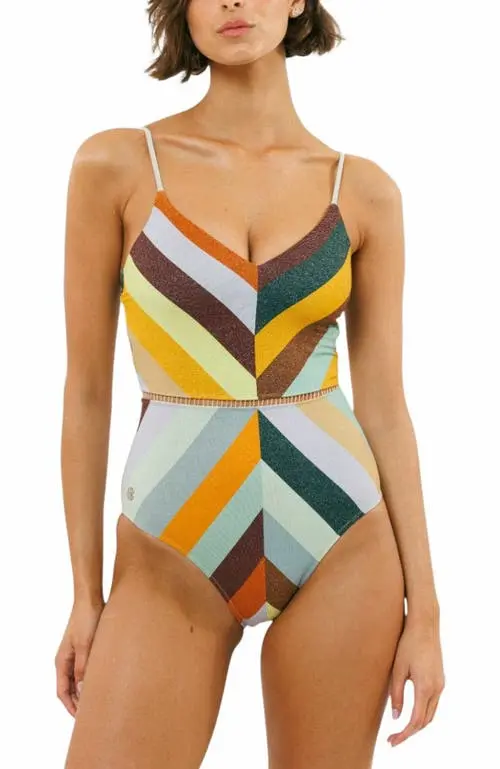 BILIBLOND Arava Striped One-piece Swimsuit - Multicolor