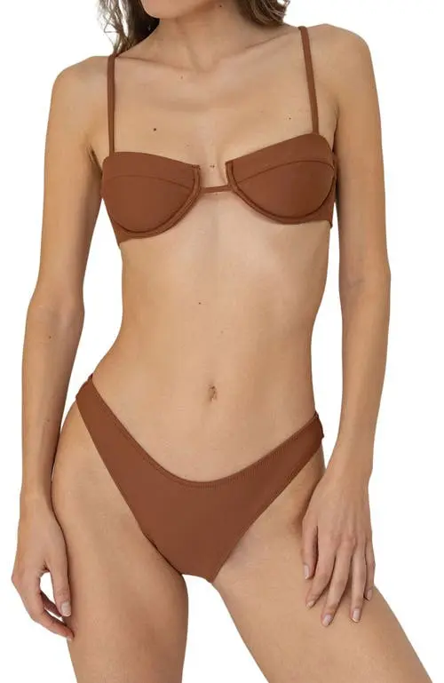 BRIGHT SWIMWEAR LOLA BOTTOM Bright Swimwear Lola Bikini Bottom - Brown