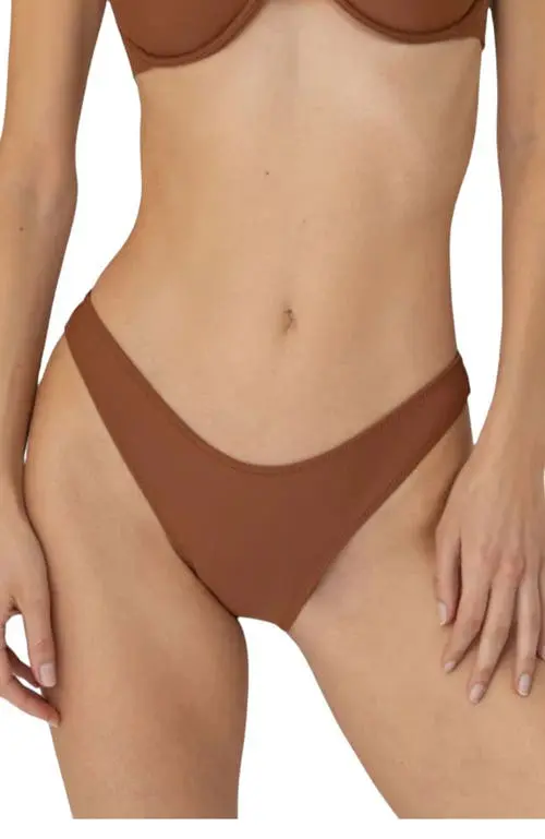 BRIGHT SWIMWEAR Lola Bikini Bottom - Brown