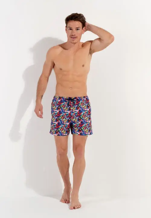 HOM Idylle Beach Boxer - Multico Print