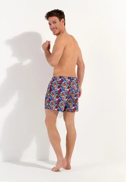 HOM Idylle Beach Boxer - Multico Print