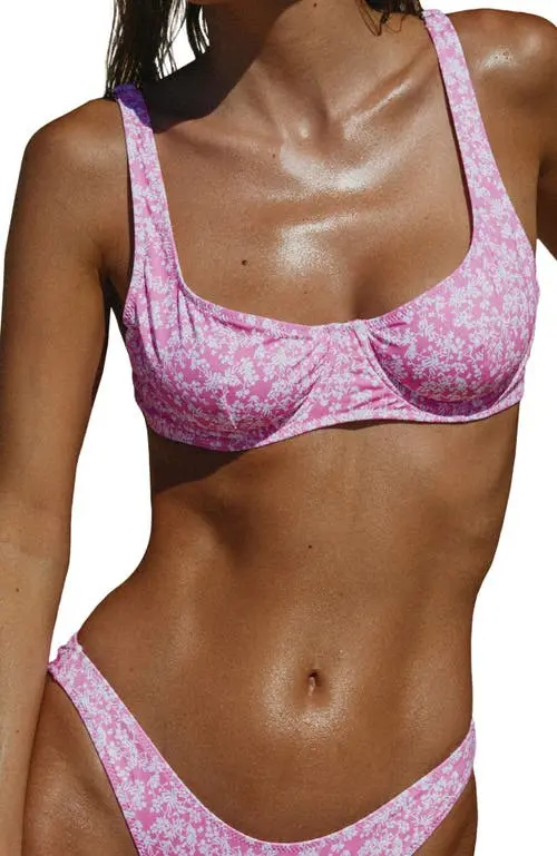 BRIGHT SWIMWEAR Capri Top - Peppermint Pink