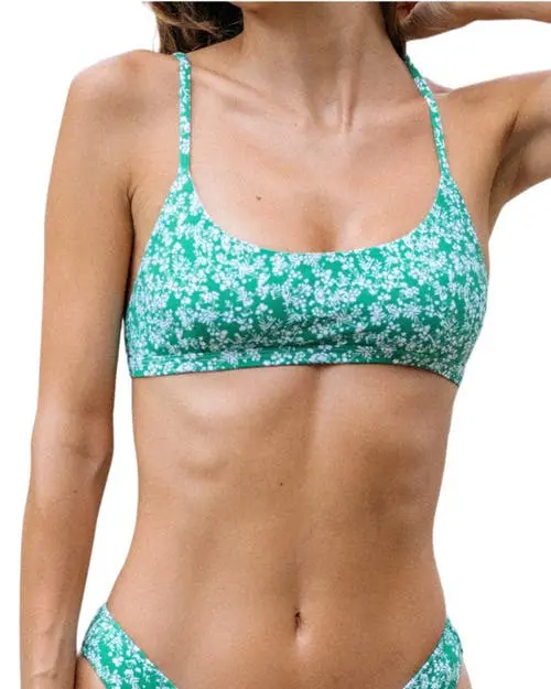 BRIGHT SWIMWEAR Gemma Bikini Top - Peppermint