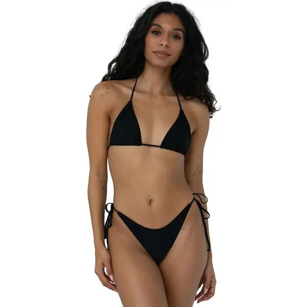 BRIGHT SWIMWEAR Melody Bikini Bottom - Black