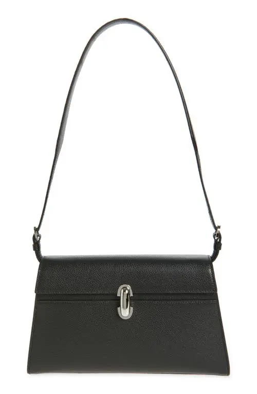 Savette Symmetry Leather Shoulder Bag - Black