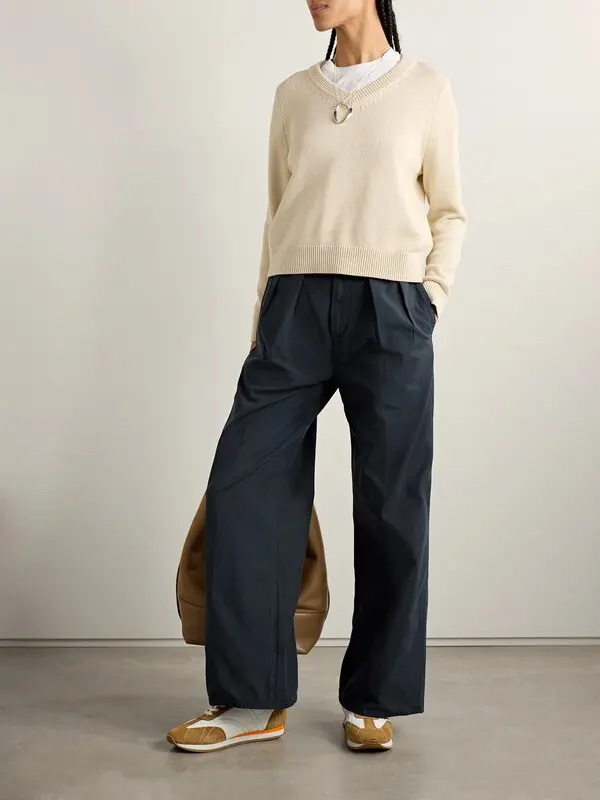 Citizens Of Humanity Petra Pleated Wide-leg Pants - Blue