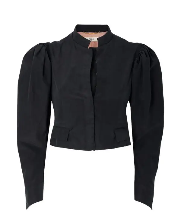 Chloé Cotton And Silk-blend Jacket