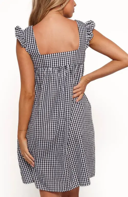 PETAL & PUP Nola Check Mini Dress