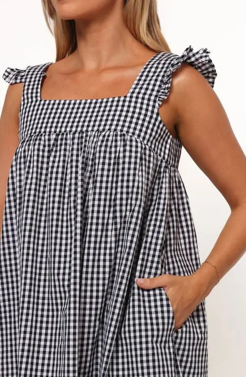 PETAL & PUP Nola Check Mini Dress