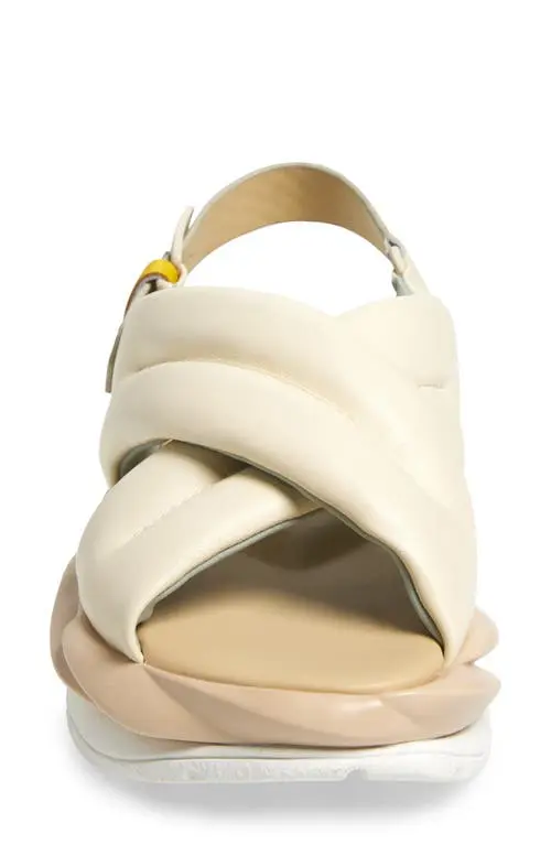 4CCCCEES Mellow Moa Platform Slingback Sandal - Ivory