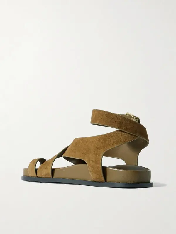 A.emery Jalen Suede Sandals - Green