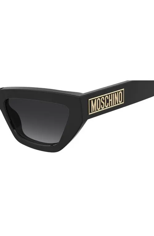 Moschino 55mm Gradient Cat Eye Sunglasses