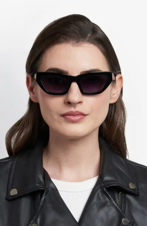 Moschino 55mm Gradient Cat Eye Sunglasses