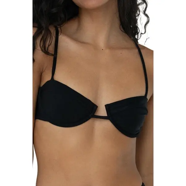 BRIGHT SWIMWEAR Lola Bikini Top - Black