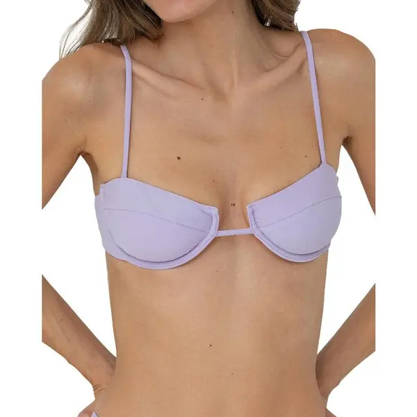 BRIGHT SWIMWEAR Lola Bikini Top - Lilac