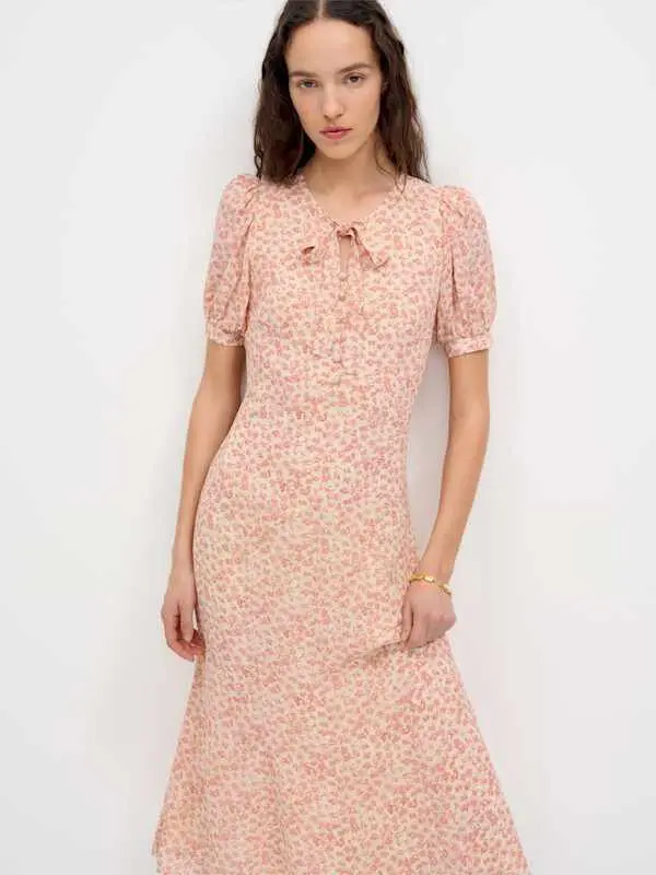 REFORMATION Delia Midi Dress