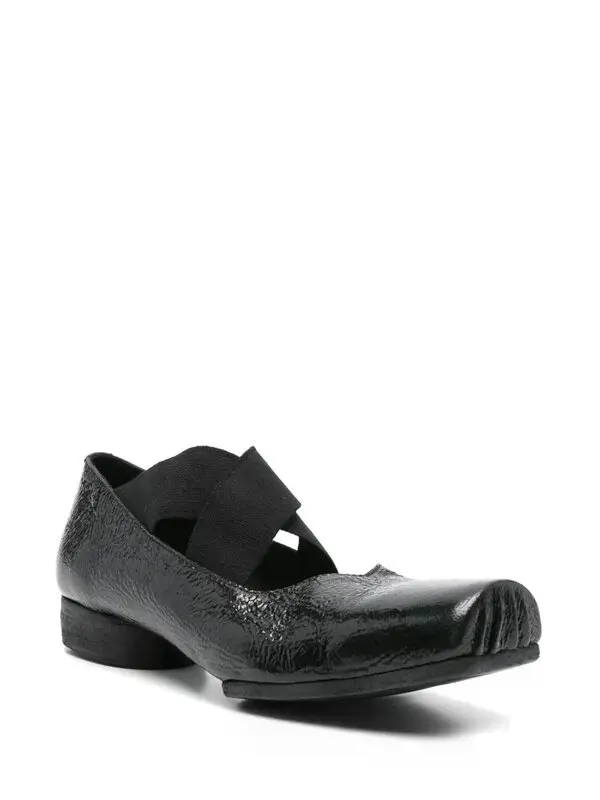 UMA WANG Patent Ballet Flats - Black