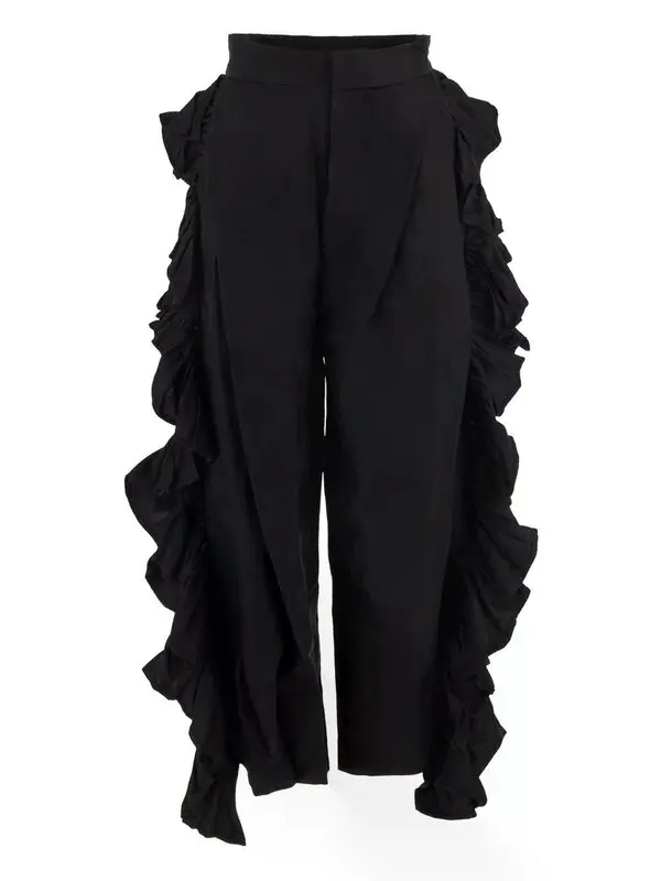UMA WANG Ruffled Trousers