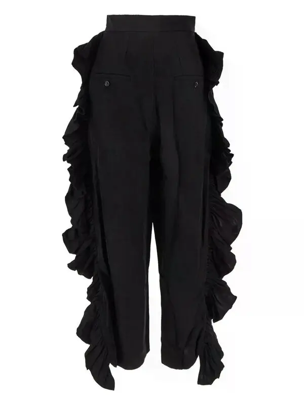 UMA WANG Ruffled Trousers
