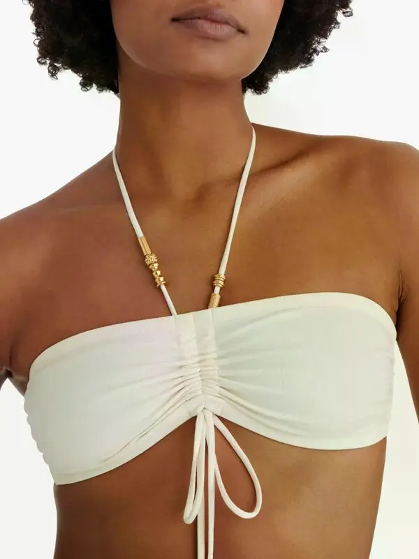 ERES Melia Bandeau Bikini Top - White